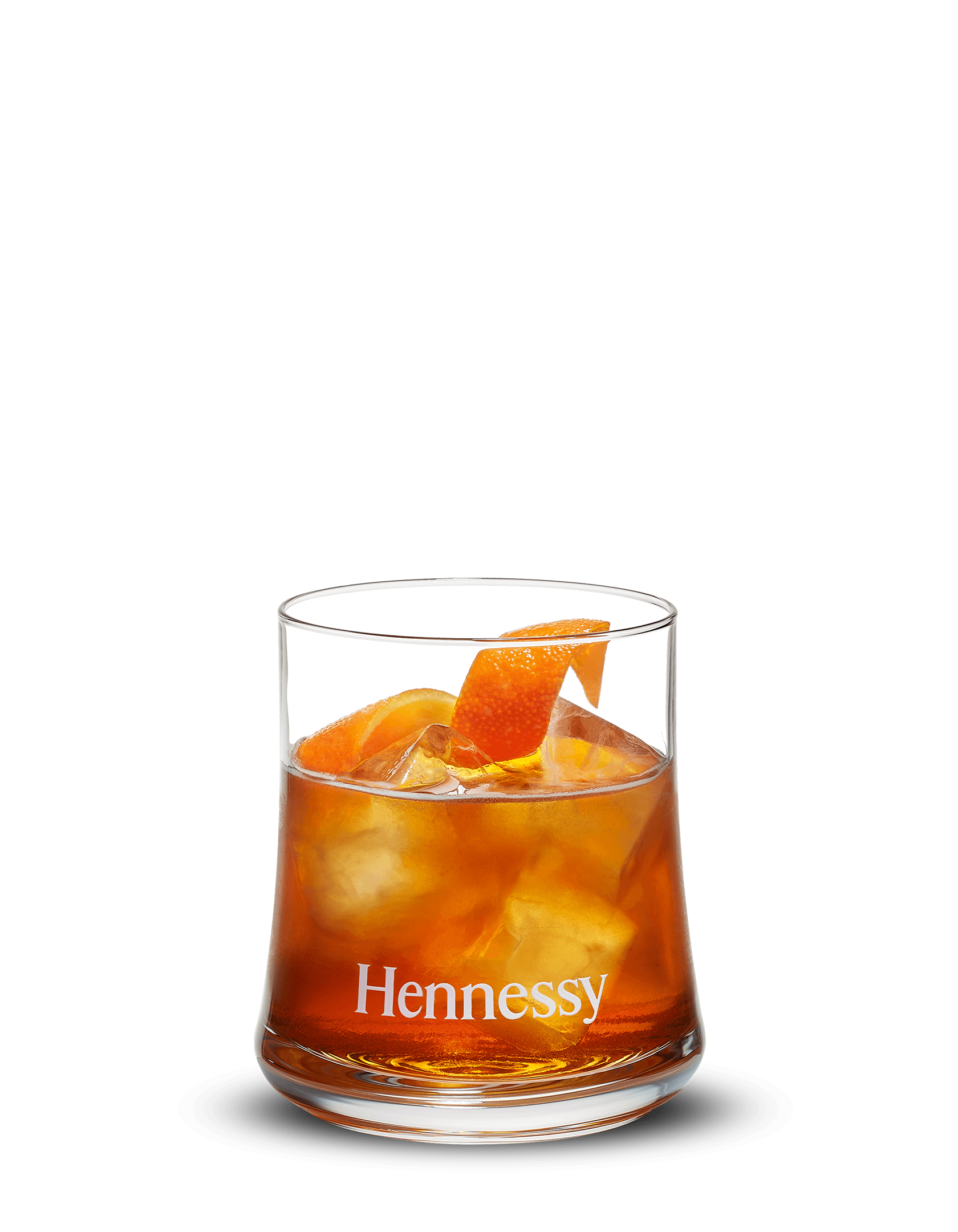 Cognac drink The Border Town with apple cider - Hennessy